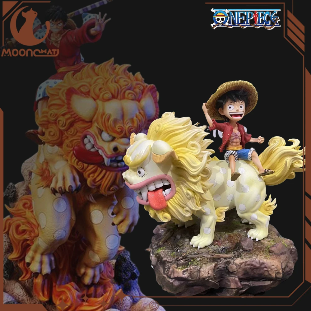 Figura-de-Anime-de-One-Piece-Luffy-Lion-modelo-de-colecci-n-de ...