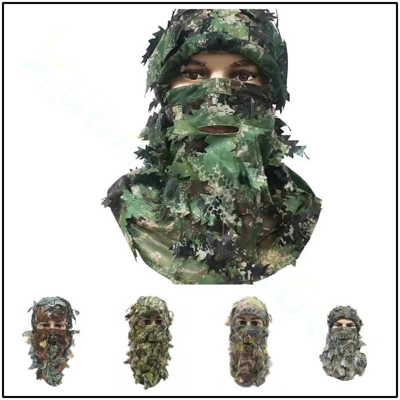 Bionic-camouflage-leaf-hood-for-sun-and-insect-protection-3D-camouflage ...