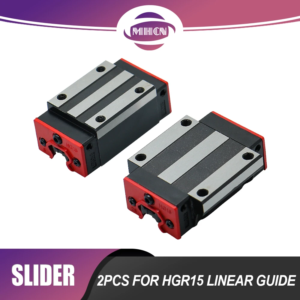 MHCN 2PCS/set HGH15CA HGW15CC Slide Block for HGR15 Linear Guides ...