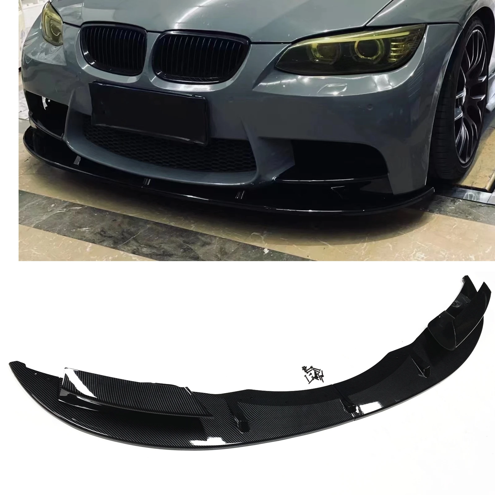 Front-Bumper-Spoiler-Lip-For-BMW-E90-E92-E93-M3-Only-2007-2013-Base ...