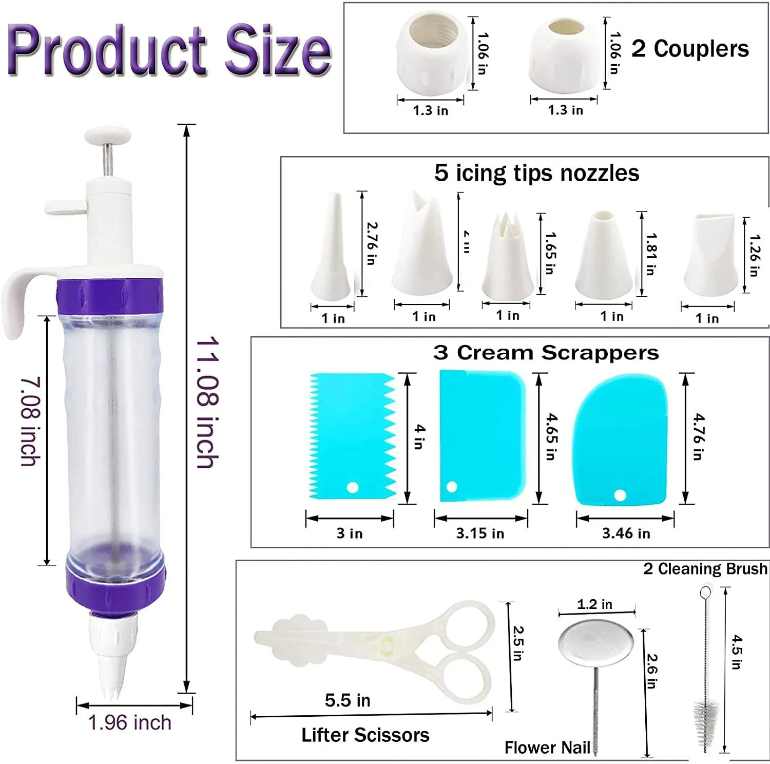 Cake-Decorating-Gun-Reusable-Frosting-Decorating-Gun-Set-Dessert ...