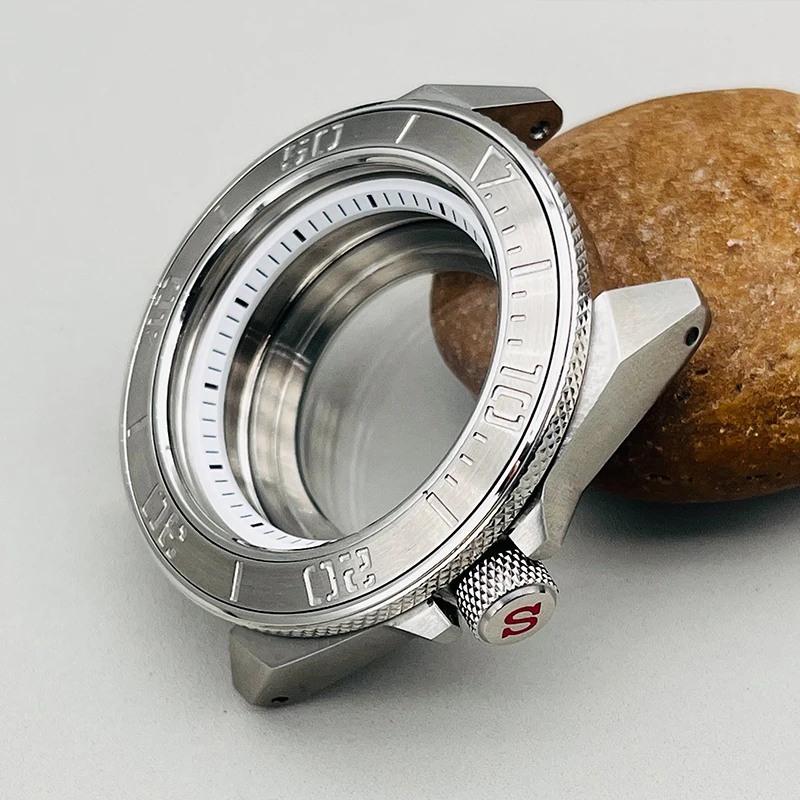 Mod 45mm Diving Watch Case King Samurai Series Steel Bezel Fits Seiko ...