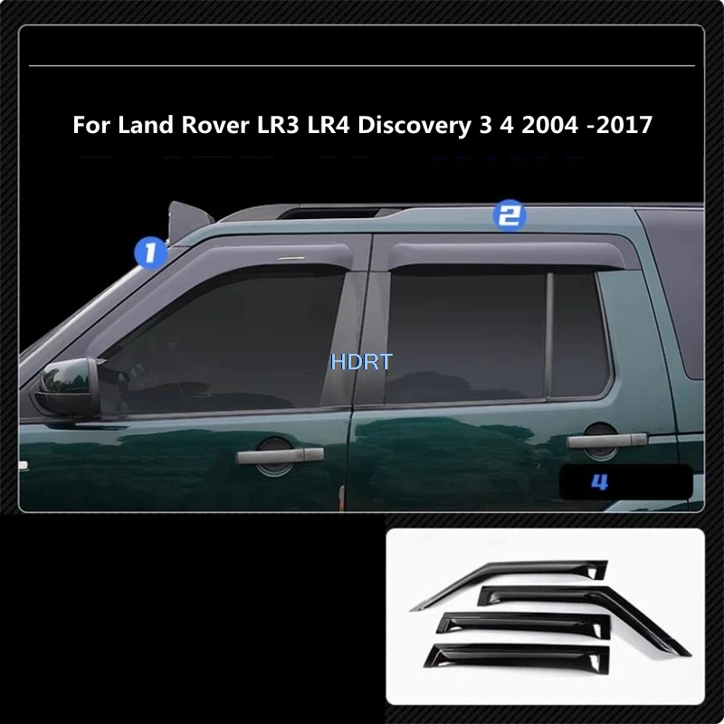 For Land Rover LR3 LR4 Discovery 3 4 2004 -2017 Car Style Window Door ...