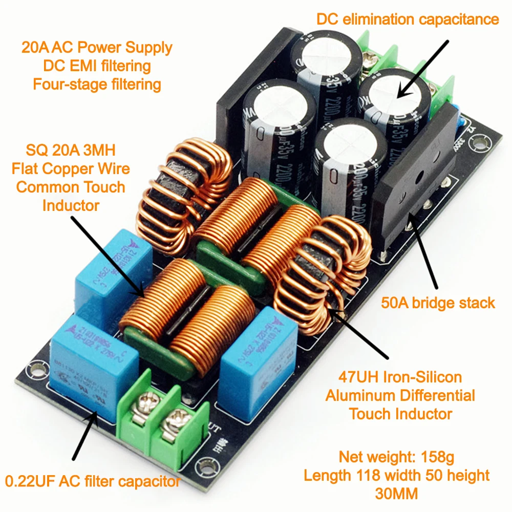 4A-10A-20A-AC-Power-Filter-110-250V-EMI-Electromagnetic-Interference ...