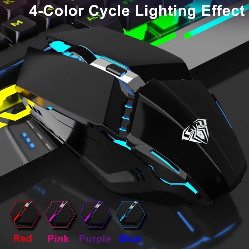 Rat-n-ergon-mico-para-juegos-con-cable-Mouse-con-luz-LED-colorida-para ...