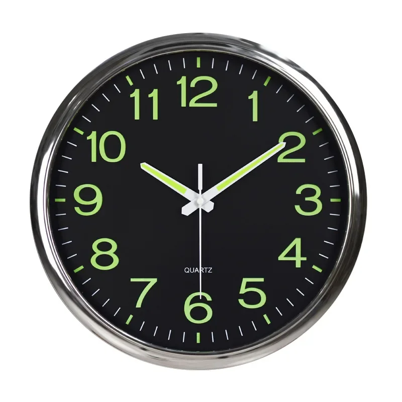 12-Inch-Luminous-Wall-Table-Clock-Watch-Non-ticking-Decoration-for ...
