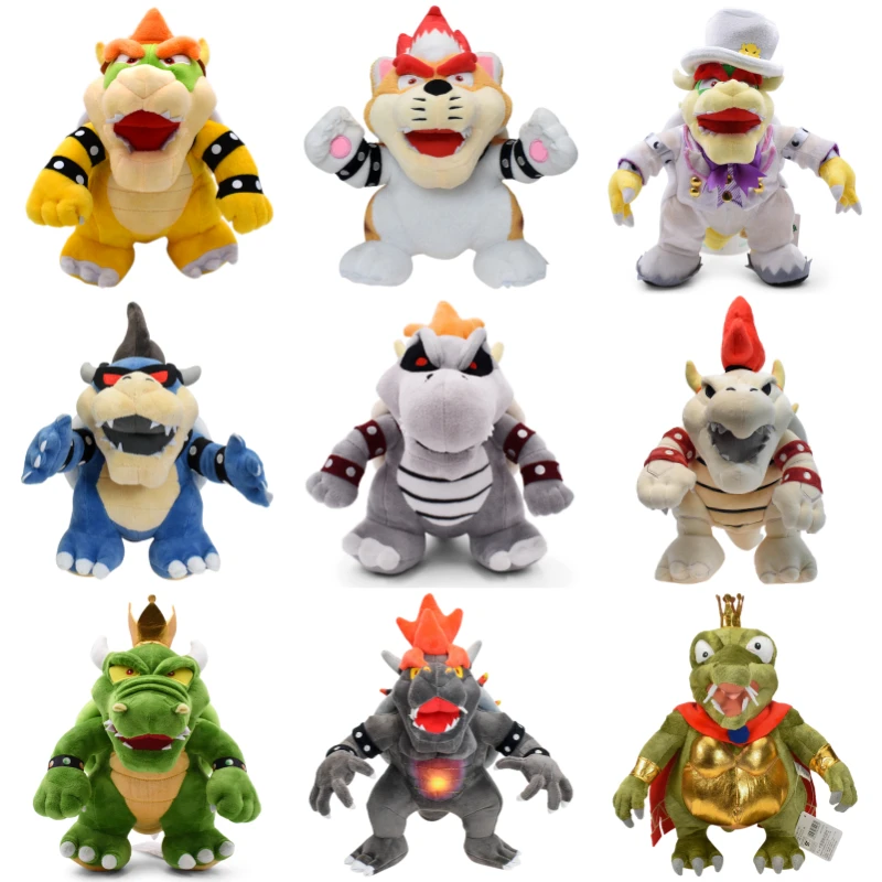 Mario-Bros-Bowser-Meowser-King-K-Rool-Luigi-Morton-Old-Mushroom-Plush ...