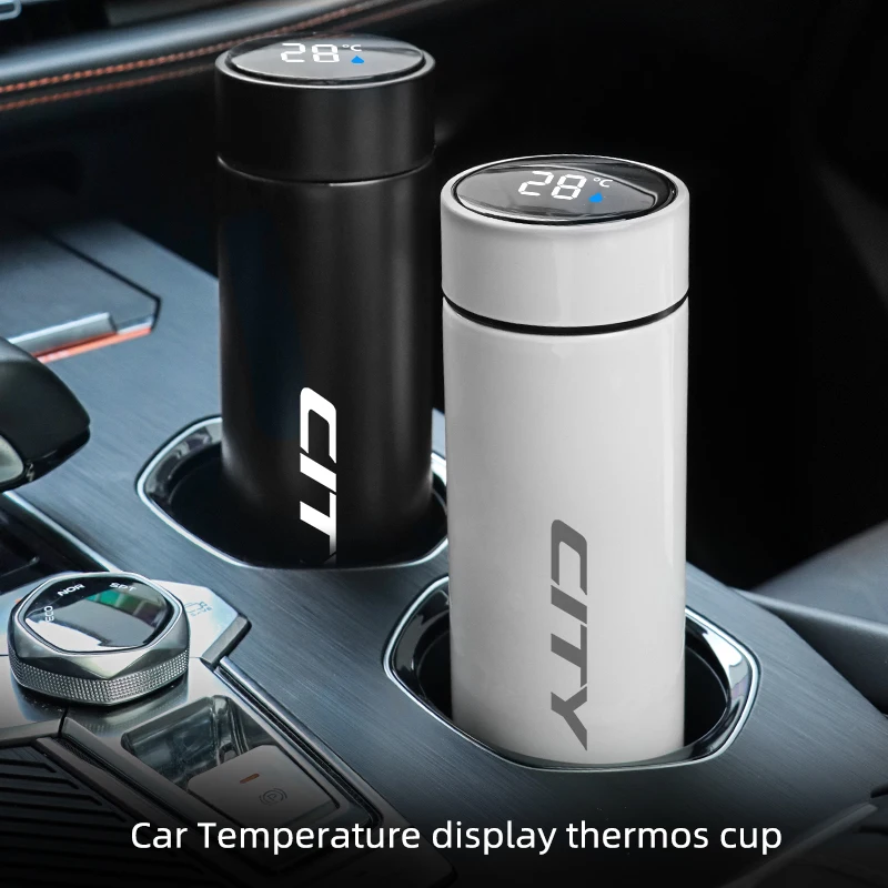 Digital-Thermos-Cup-For-Honda-city-Intelligent-Temperature-Display ...