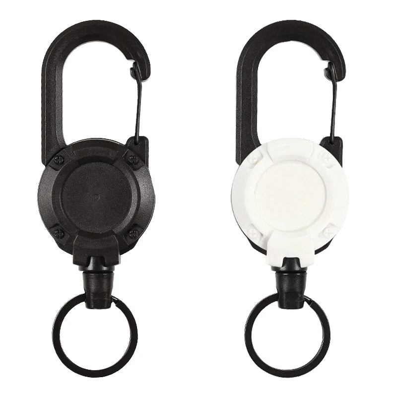 Outdoor Heavy-Duty Retractable Keychain Retractable Card Holders ...