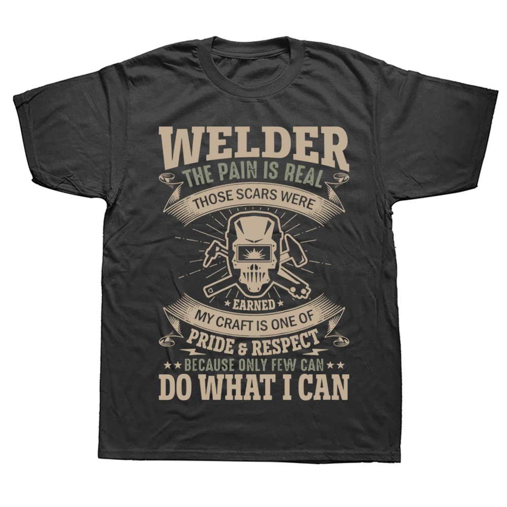 Novelty Awesome Welder Welding Craft T Shirts Graphic Streetwear Short ...