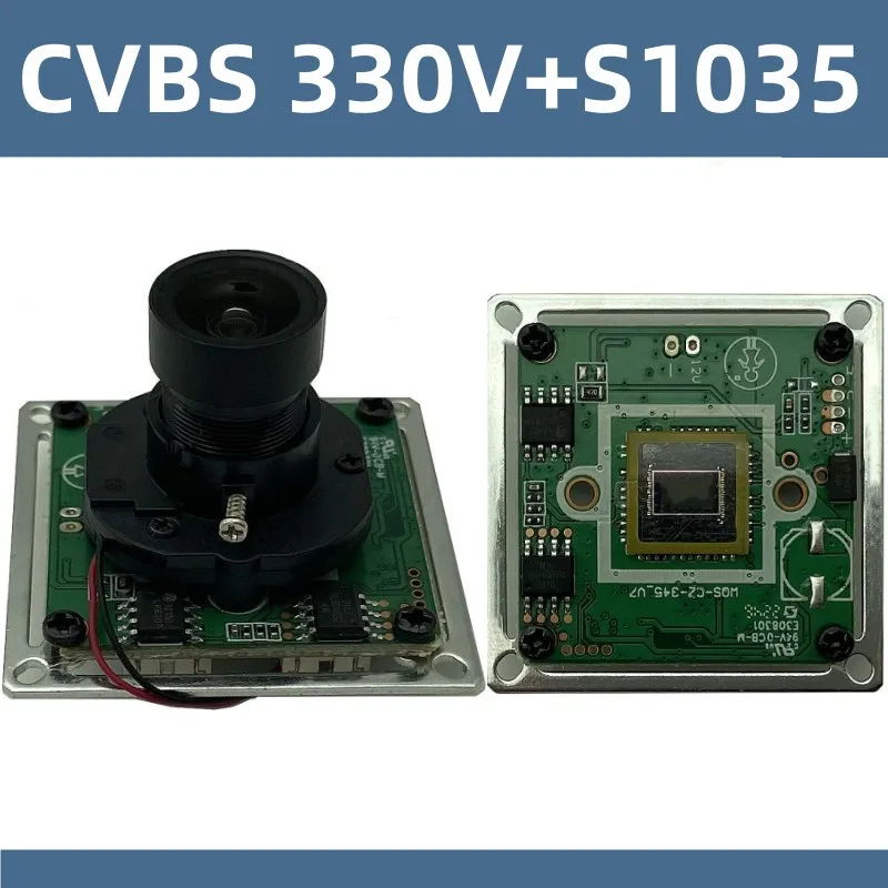 330V300-SC1035-CCTV-Analog-Module-Board-CVBS-with-IR-CUT-M12-Lens ...