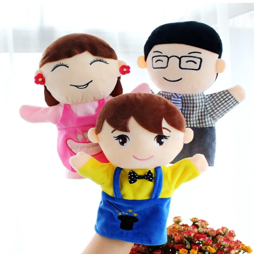 Kids-Educational-Girls-Familys-Hand-Puppets-Family-Finger-Puppets-Story ...