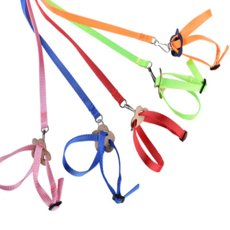 New Nylon Pet Harness And Leash For Hamster Adjustable Ferret Rat Mouse ...