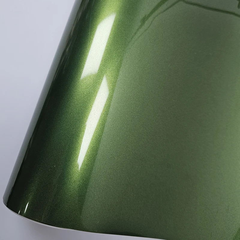 152cmx2m-5m-18m-High-Glossy-Metallic-Mamba-Green-Car-Stickers-Sticker ...
