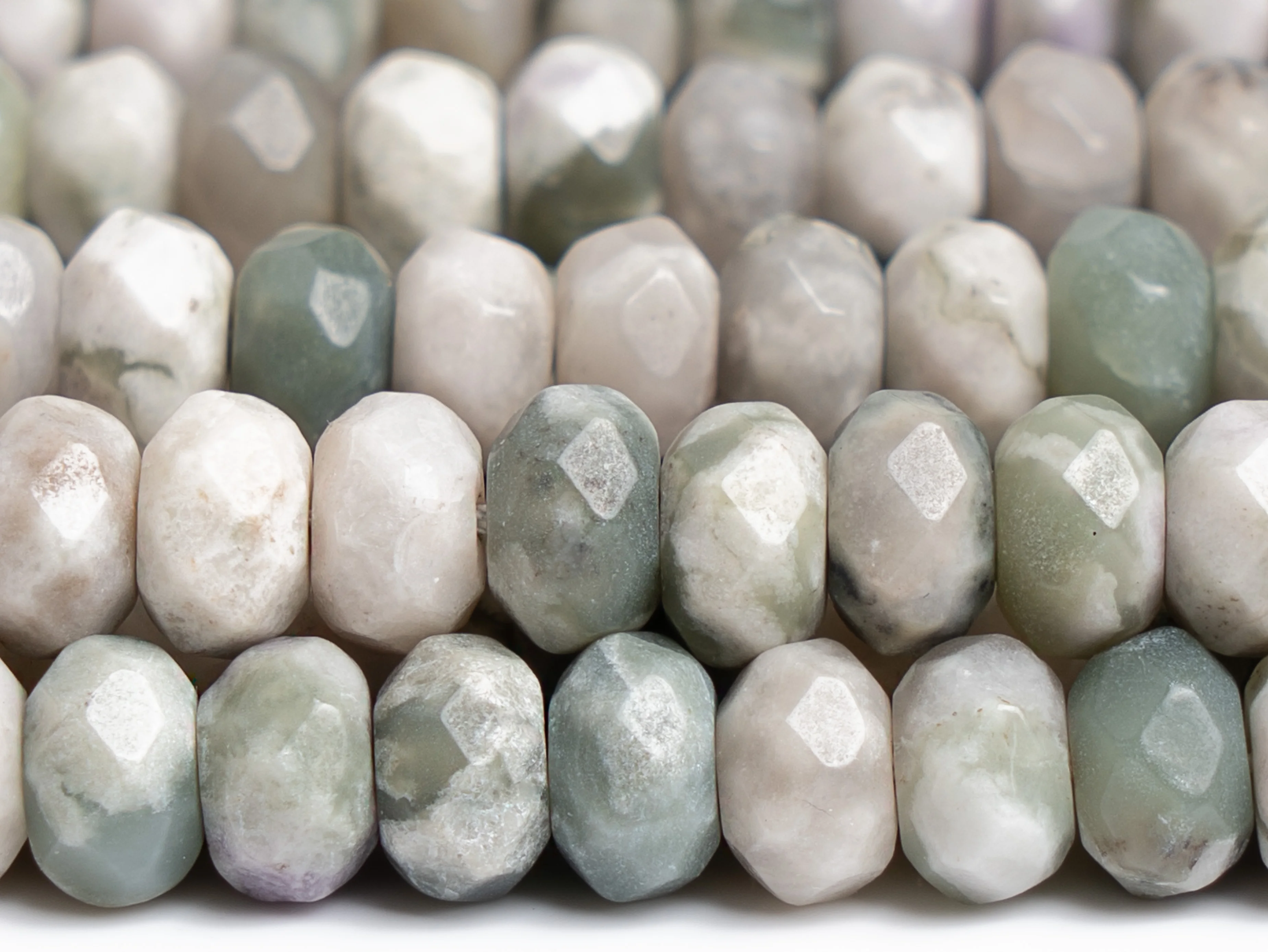 Milky-Green-Jade-Beads-Grade-AAA-Genuine-Natural-Gemstone-Faceted ...