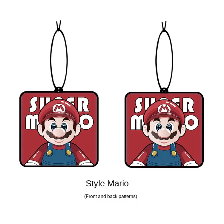 Fragancia para coche de Super Mario, figuras del juego Luigi Mario ...