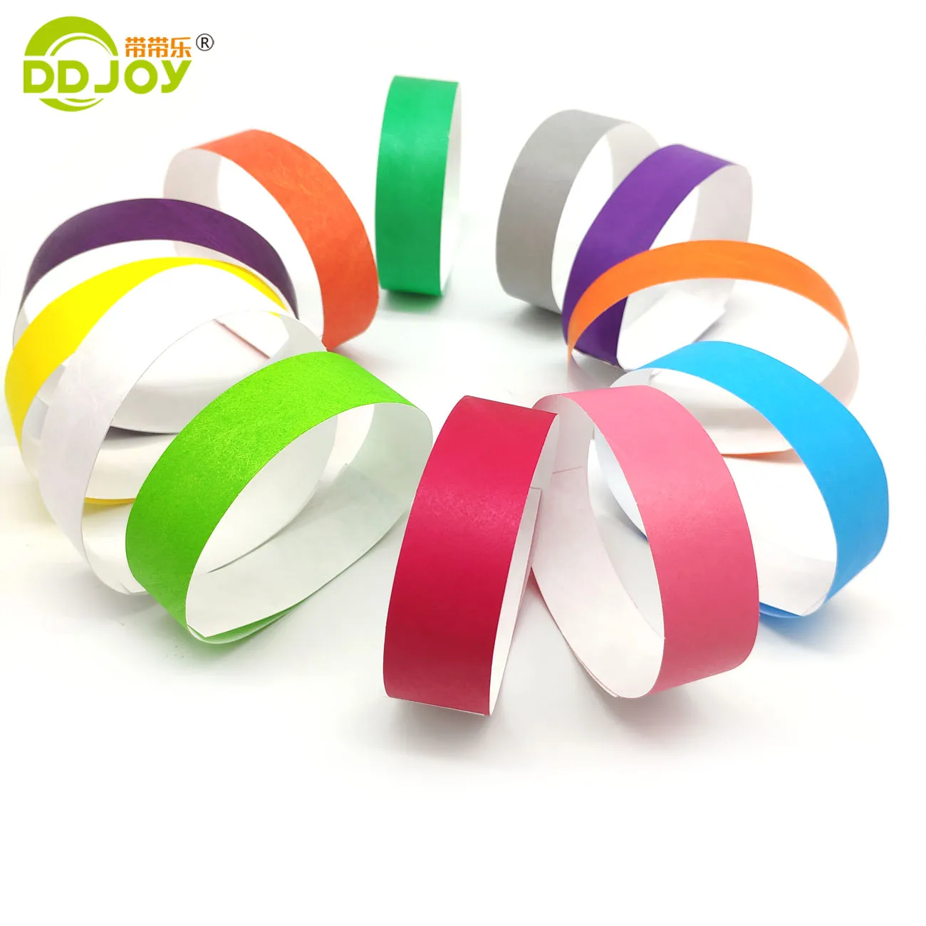 DDJOY-500PCS-Paper-Wristbands-for-Events-Party-Wristbands-Colored ...