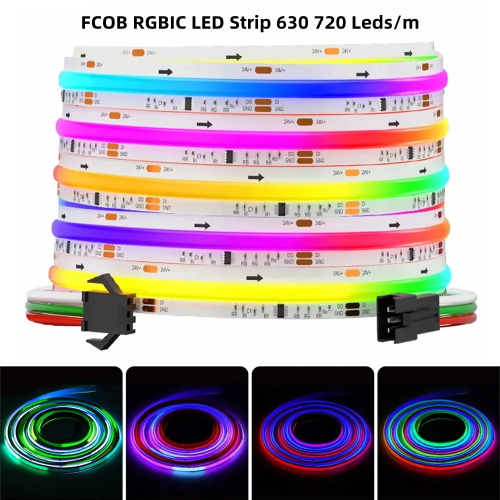 COB-RGBIC-LED-Strip-WS2812B-Pixel-Addressable-720-LEDs-RGB-Dream-Full ...