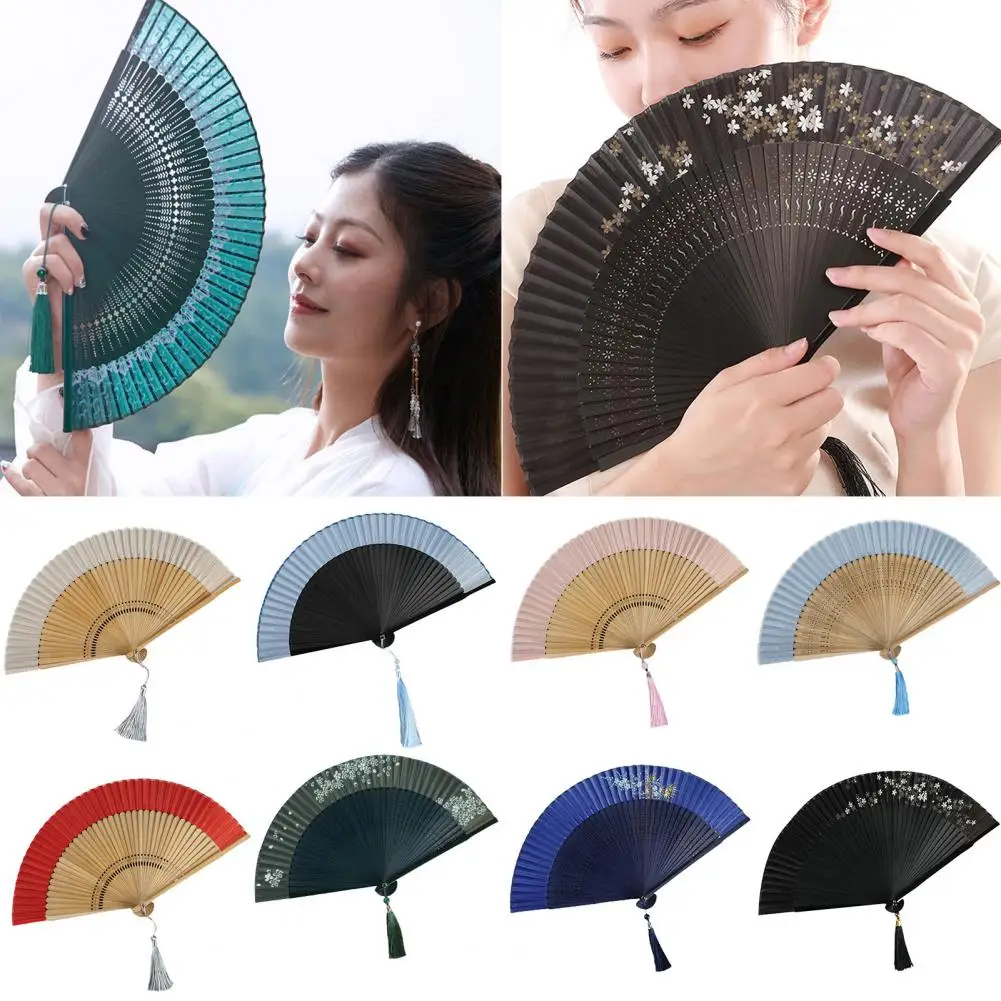 Folding-Fan-Wood-Chinese-Style-Fan-For-Dancing-Printing-Hand-Folding ...