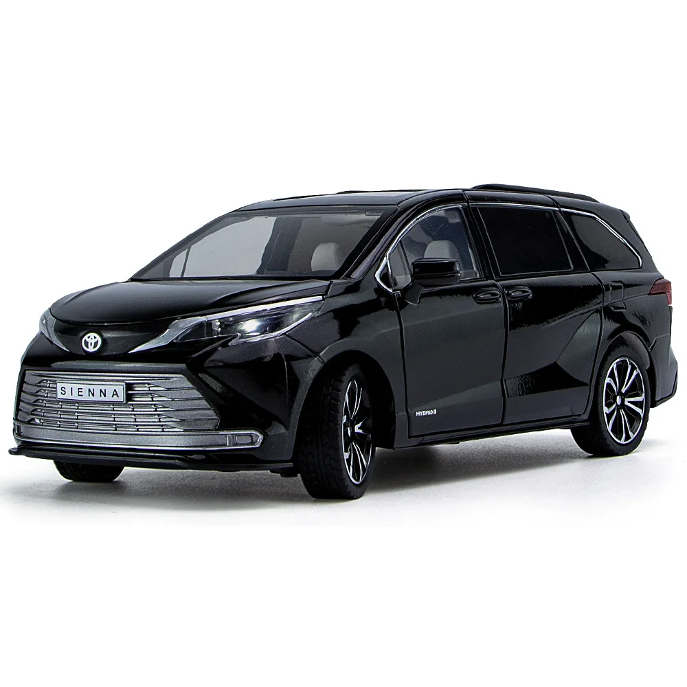 Hot 1:24 Scale 2022 Toyota Mpv Sienna Diecast Car Metal Model With ...