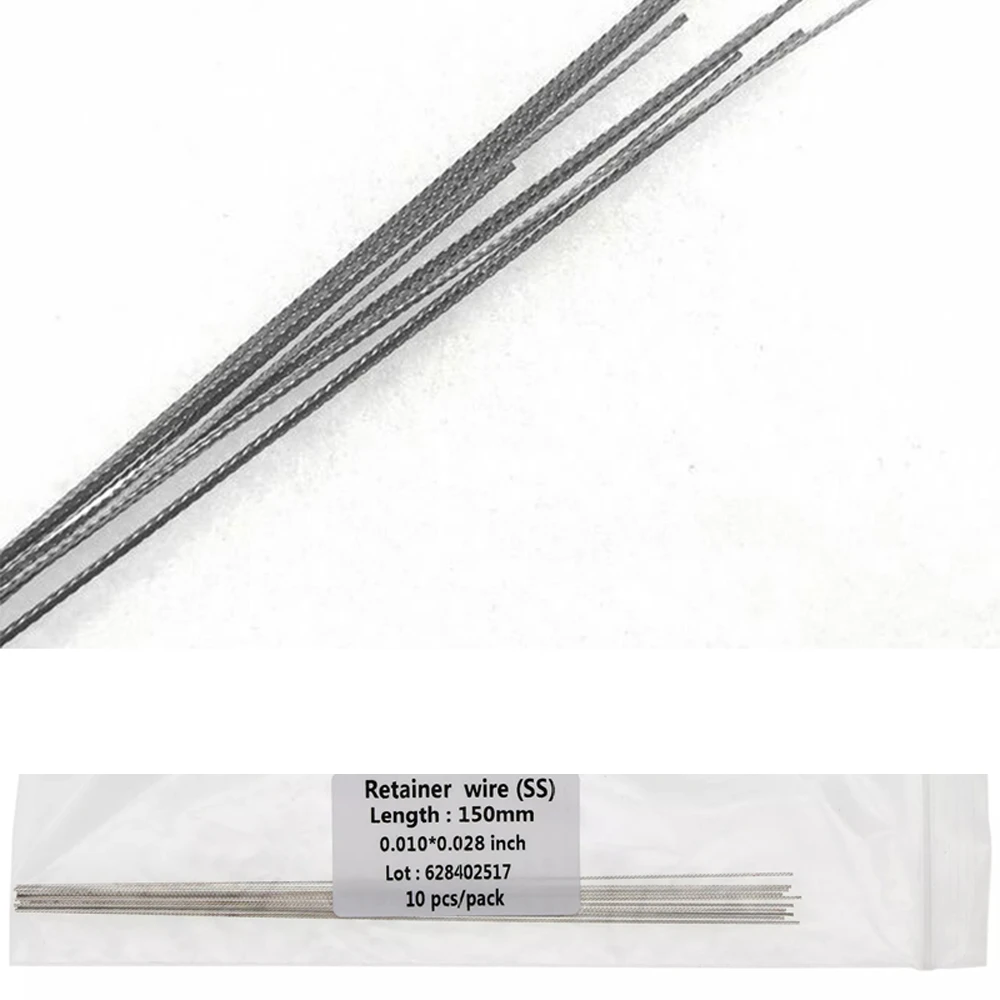 6 in 1 Dental Orthodontic Coaxial Flex Wires 150mm Stainless Steel ...