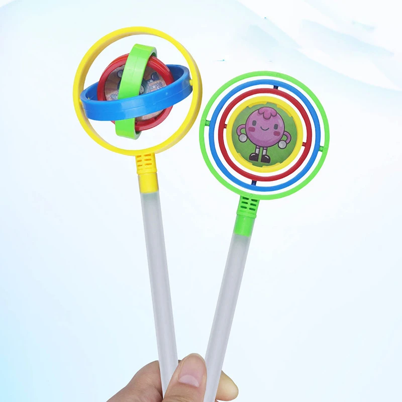 Inertia Rotation 3D Magic Lollipop Universal 360° Flip Gyro Creative ...