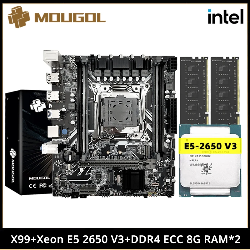 MOUGOL-New-X99-P4-Motherboard-Set-with-Intel-Xeon-E5-2650-V3-CPU-Dual ...