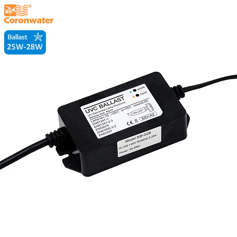 25-28W Electronic Ballasts with Audible and Visible Alarm EB-G28