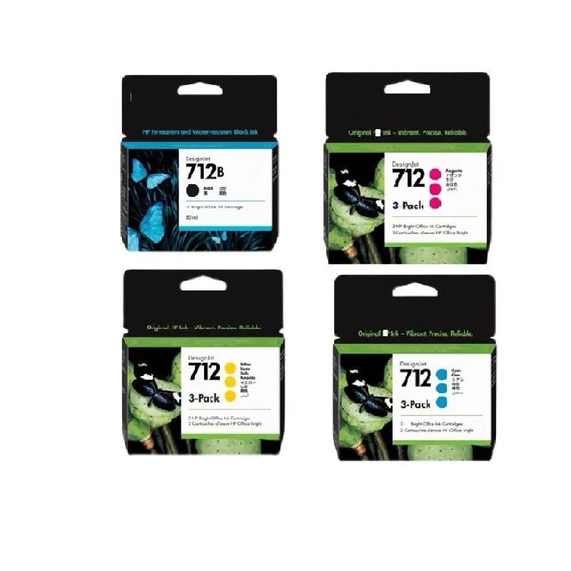 3ED29A 3ED77A 3ED78A 3ED79A For HP 712 712B Original Ink Cartridge T650 ...