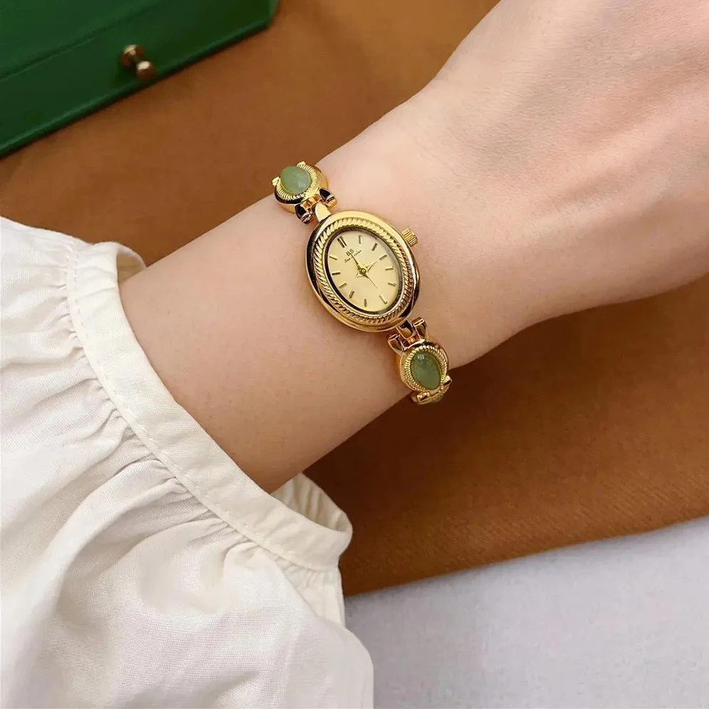 Watches For Woman Elegant Vintage Natural Dongling Stone Bracelet ...