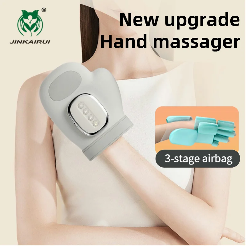 Electric-Hand-Massager-ith-Airbag-Compression-Warm-Heating-Cordless ...