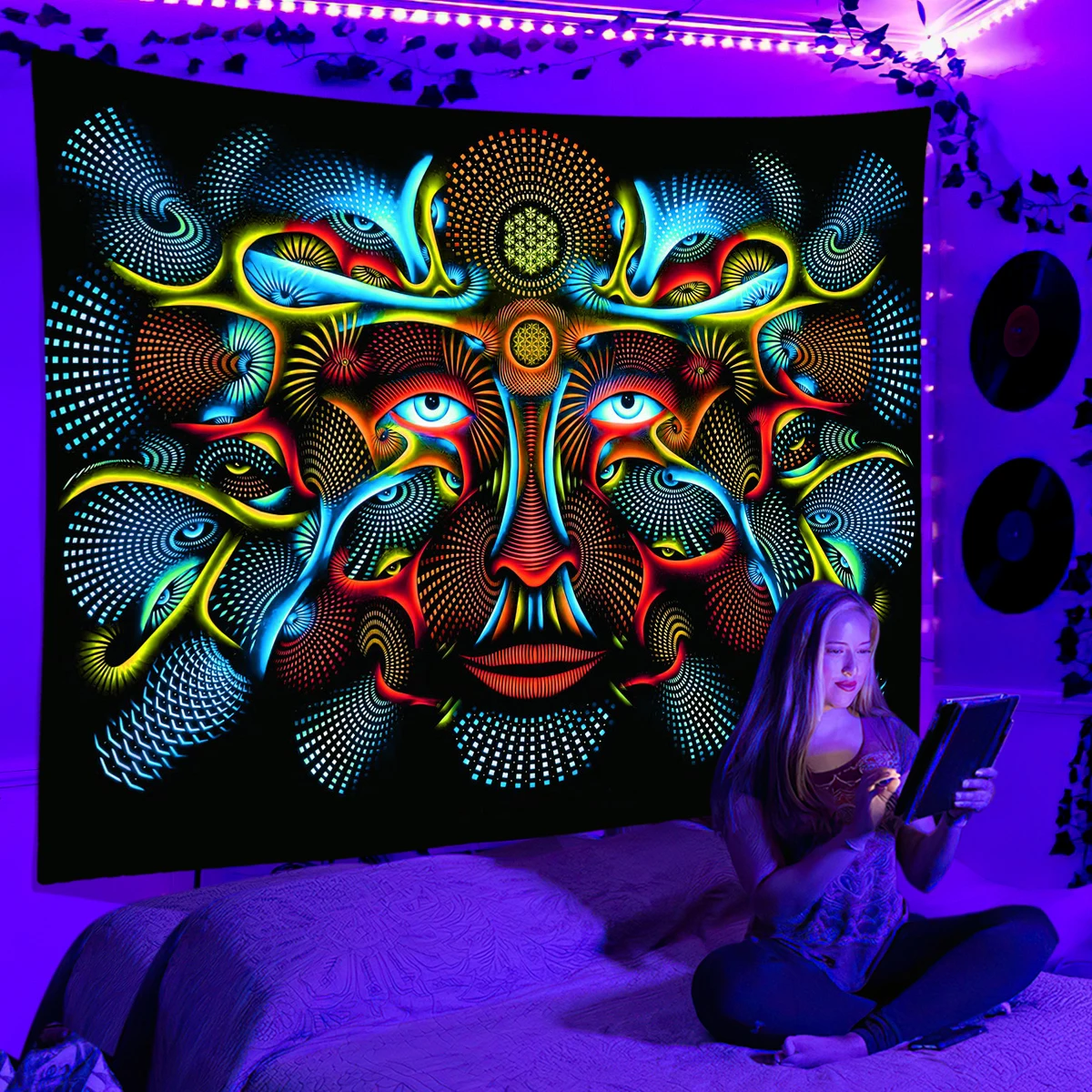 Blacklight Bedroom