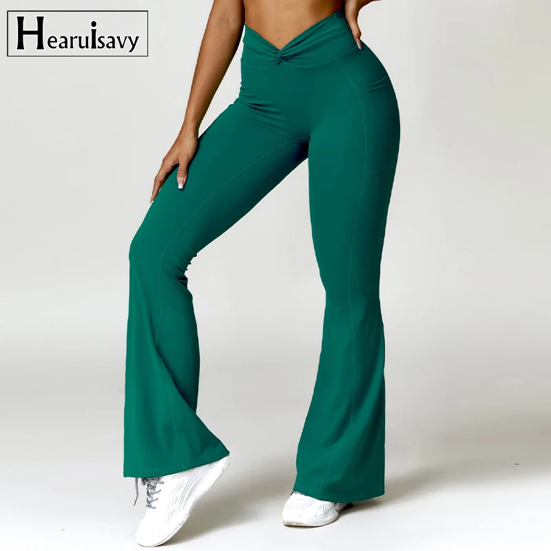 Cross-Sports-Flared-Leggings-Women-Gym-Flared-Pants-Women-Fitness-Yoga ...