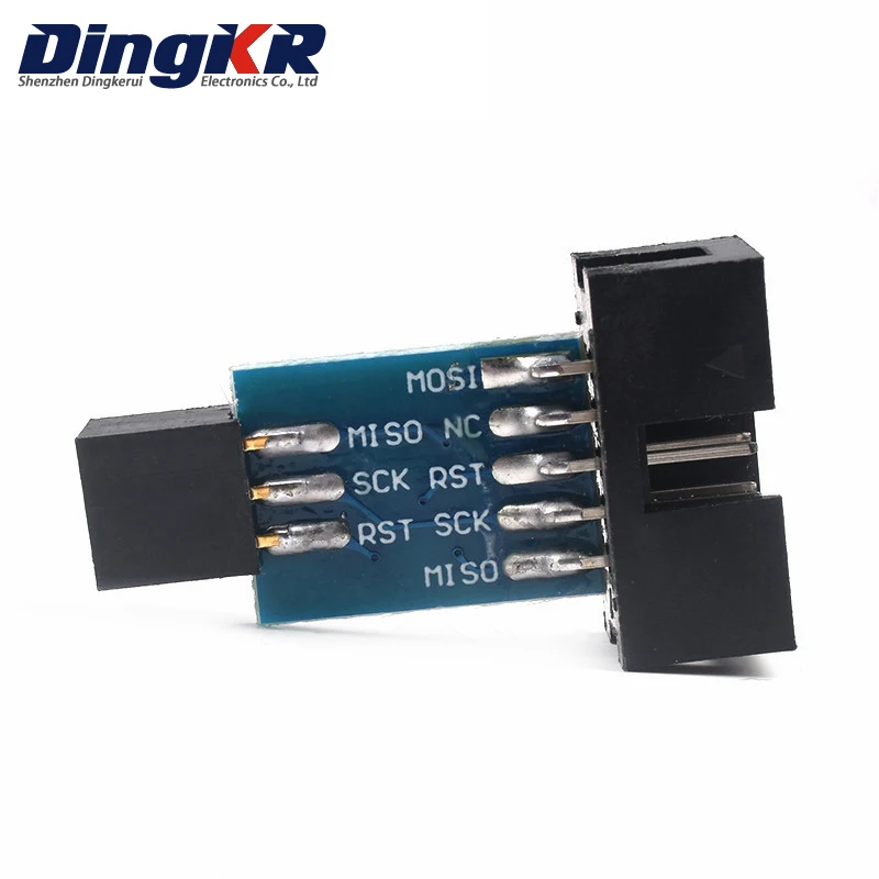1PCS-100-brand-new-10-Pin-6-Pin-Adapter-Board-for-AVRISP-MKII-USBASP ...
