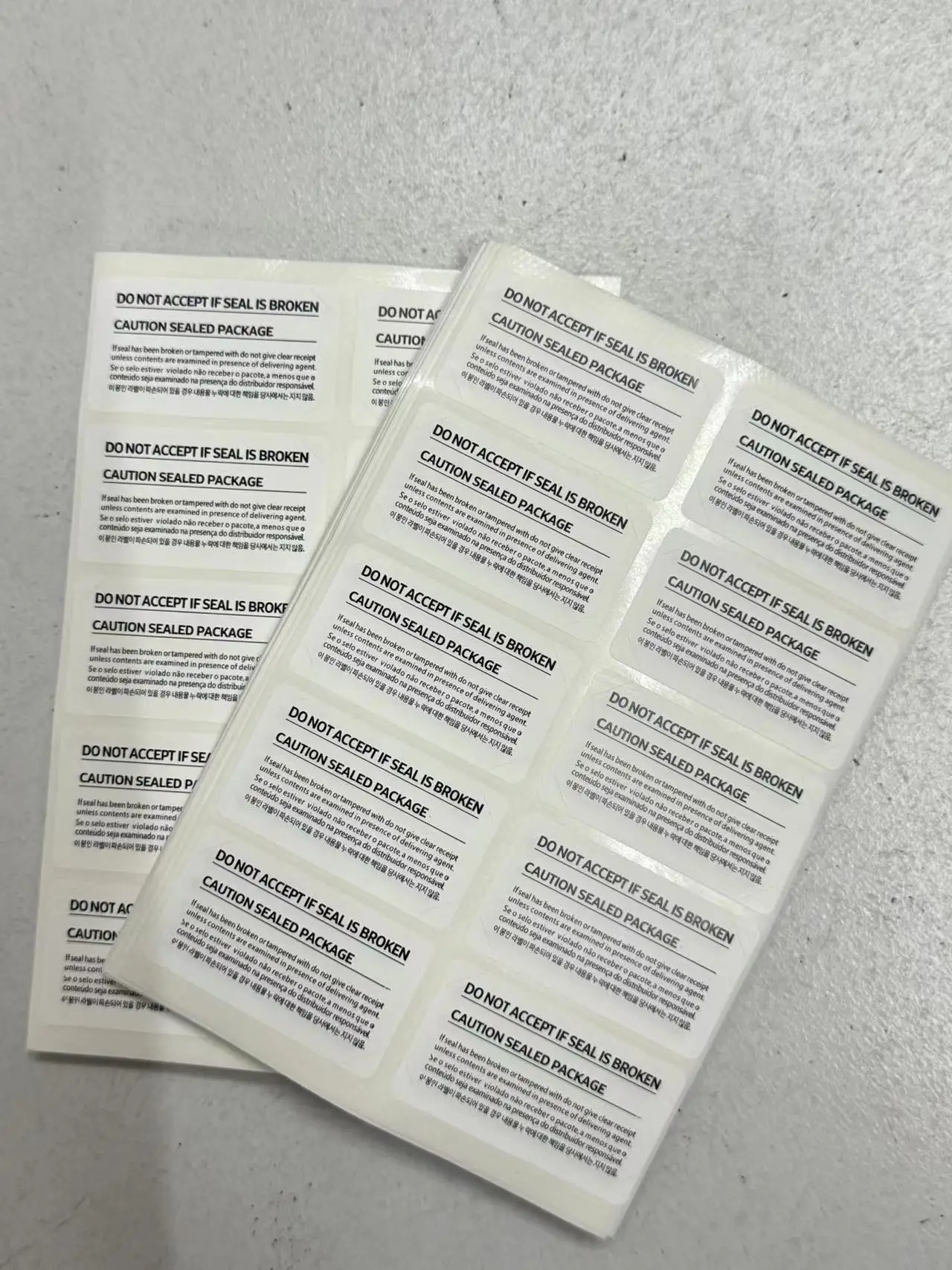 100pcs-lot-batch-universal-mobile-phone-sealed-label-sticker-45mmX25mm ...