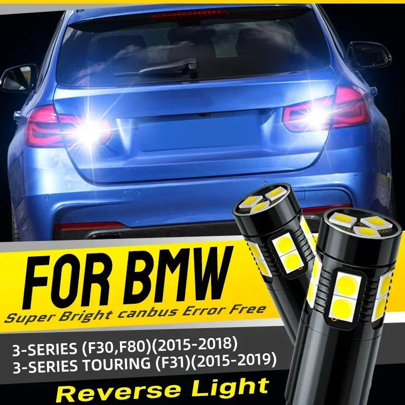 2pcs Car LED Reverse Backup Signal Lights Blubs Canbus Error Free For ...