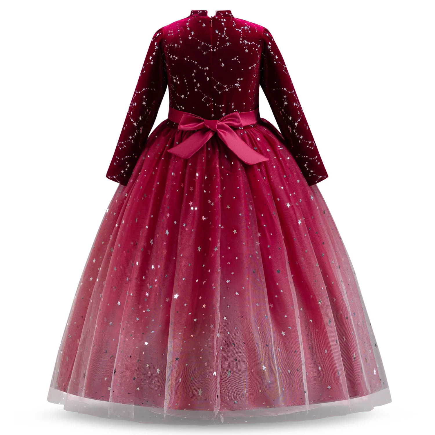 Starry-Sequin-Princess-Party-Dresses-for-Girls-4-8-10-Yrs-Elegant ...