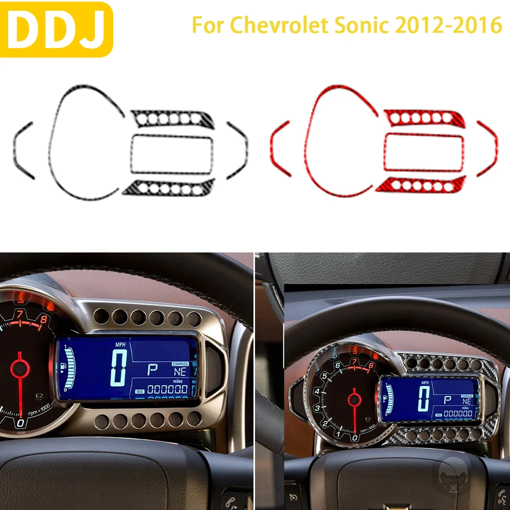 For-Chevrolet-Sonic-2012-2013-2014-2015-2016-Accessories-Carbon-Fiber ...