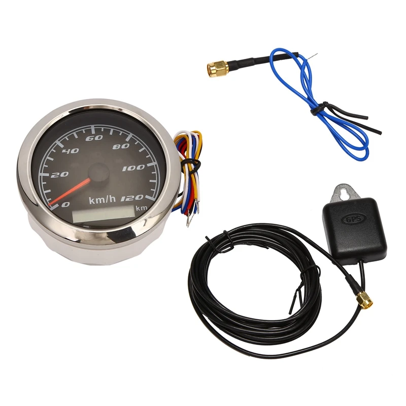 85Mm-GPS-Marine-Tachometer-Speedometer-12V-24V-With-Red-Backlight ...