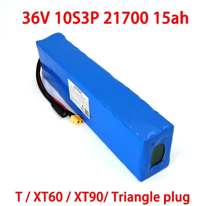 36V 15Ah battery 21700 10S3P battery pack 500W high power batteries 42V ...
