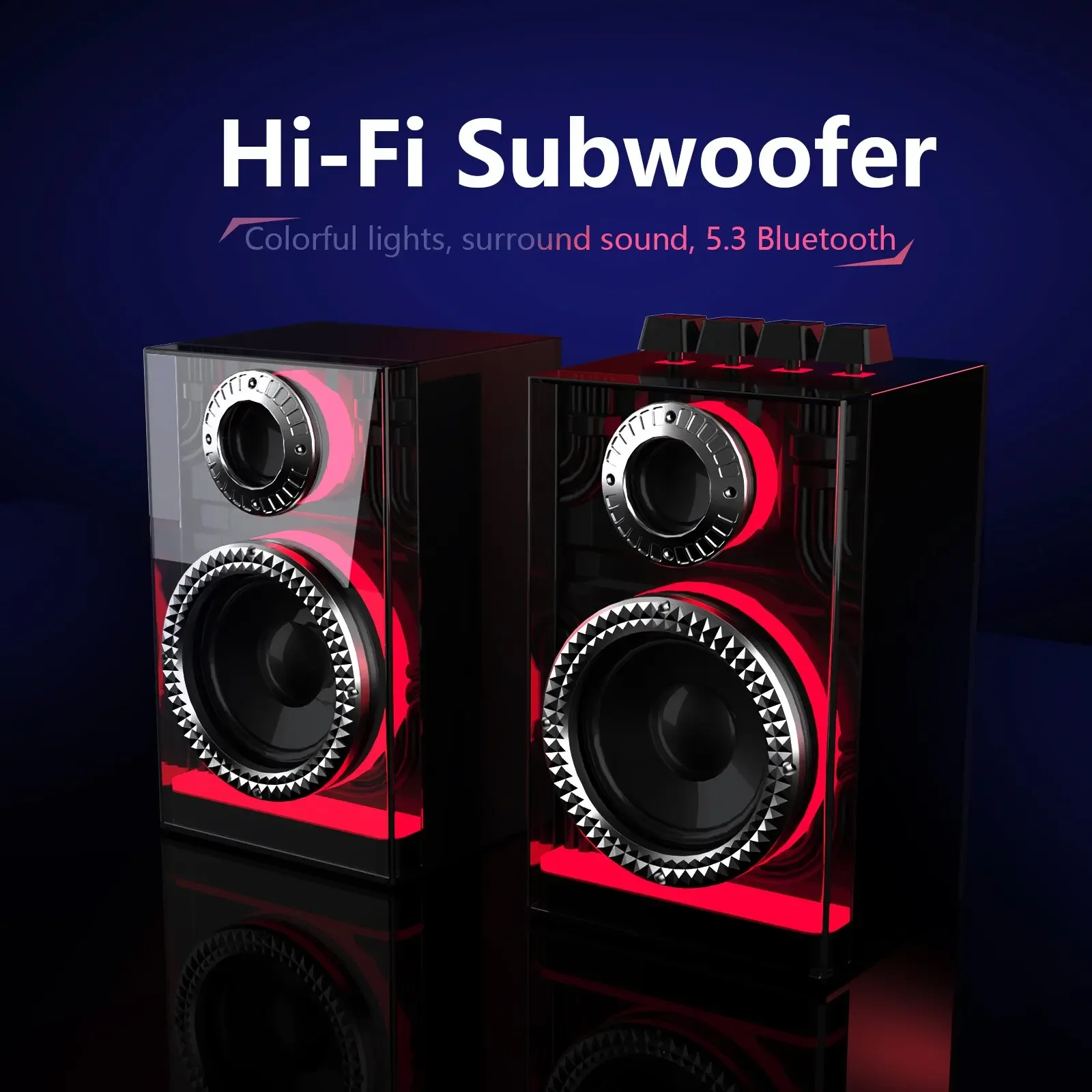 Desktop-Colorful-Subwoofer-Hi-fi-Surround-Sound-Bluetooth-Speaker ...