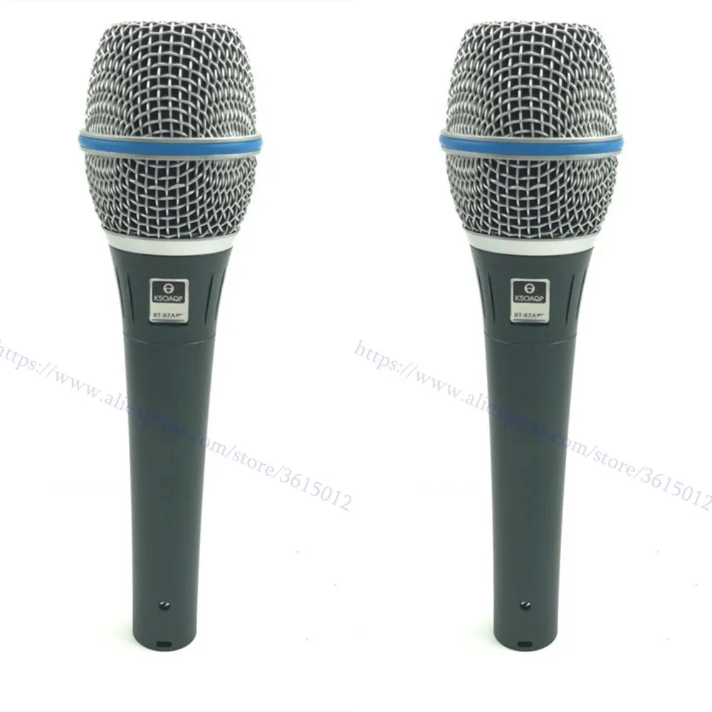 2Pcs-BETA87C-Handheld-Dynamic-Mic-Wired-Microphone-Professional-Singing ...