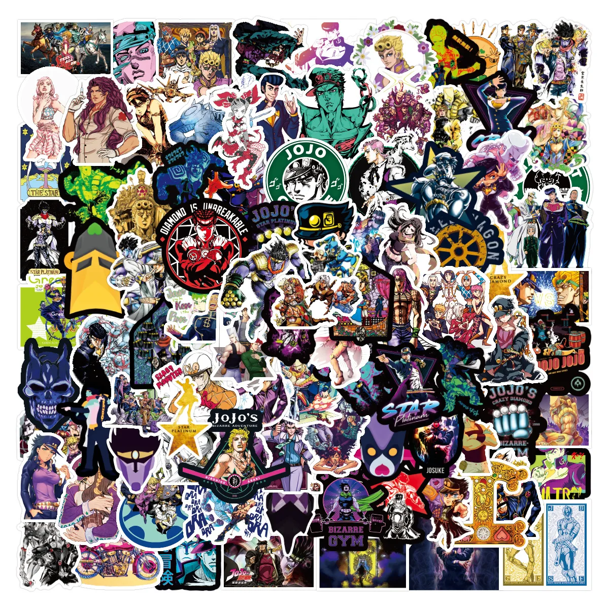 50pcs Japanese Animation JOJO Wonderful Adventure Graffiti Personality ...