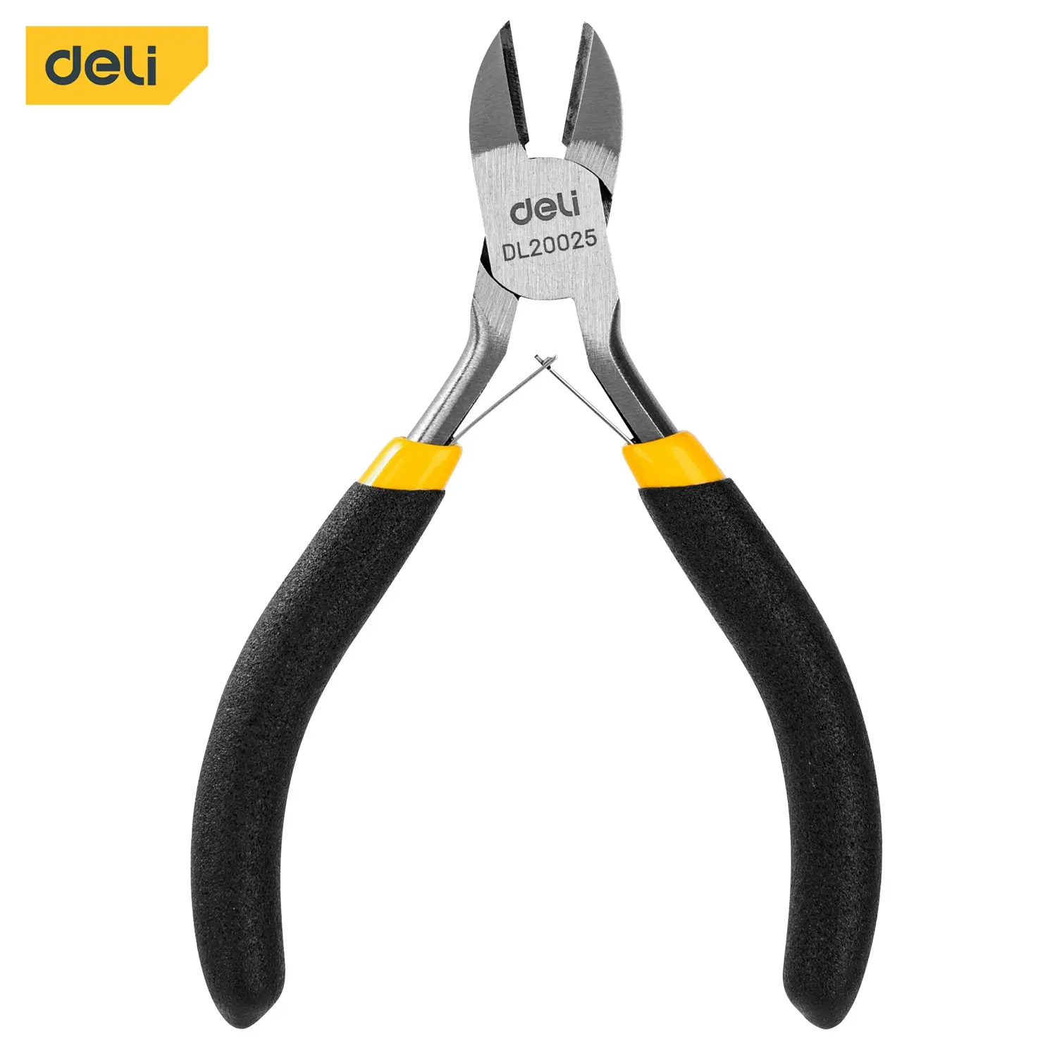 DeLi 5 Inches Universal Wire Cutter Mini Diagonal Pliers Multifunctional Hardware Hand Tools ...