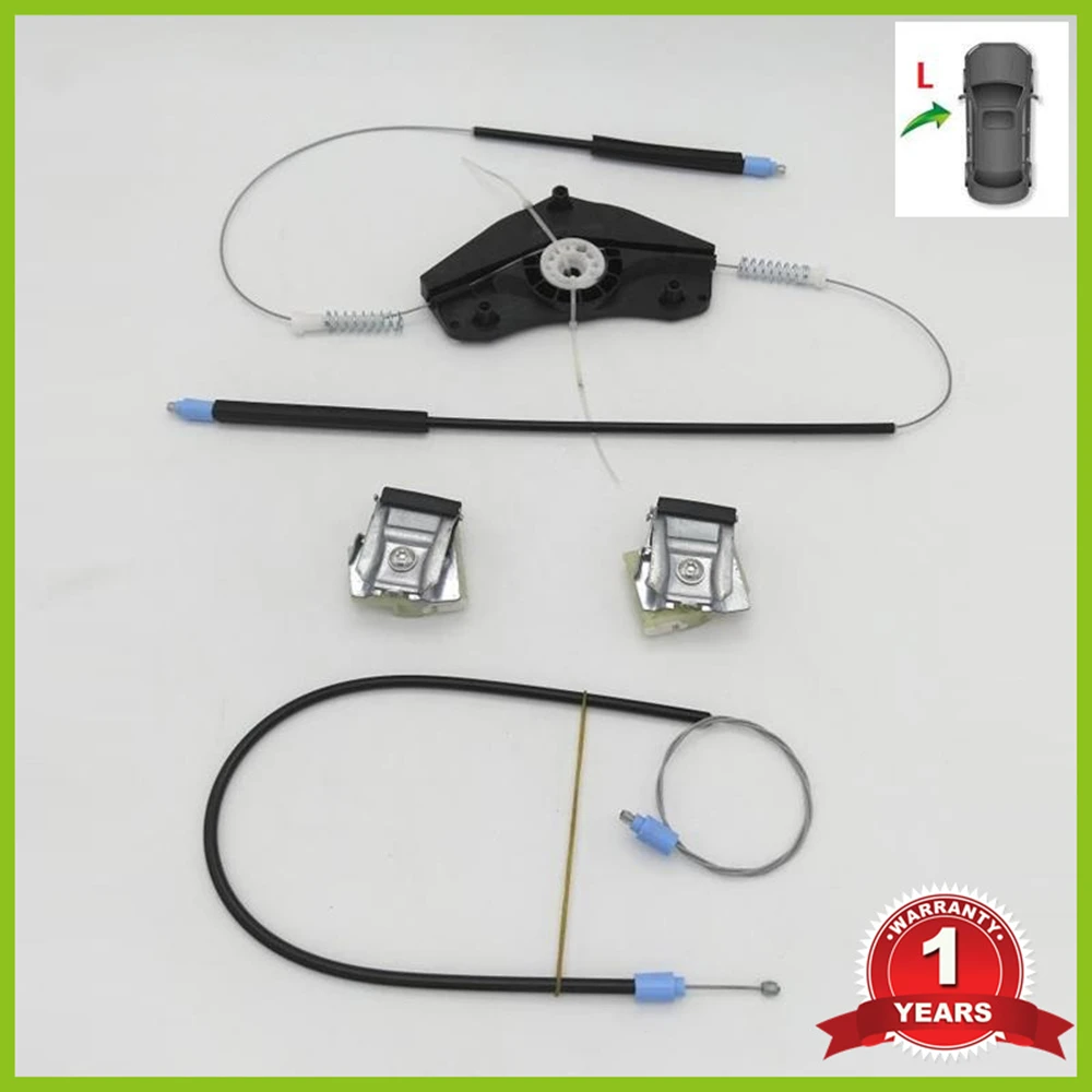 Front Left Side Door Electric Window Regulator Repair Kit For VW Jetta ...
