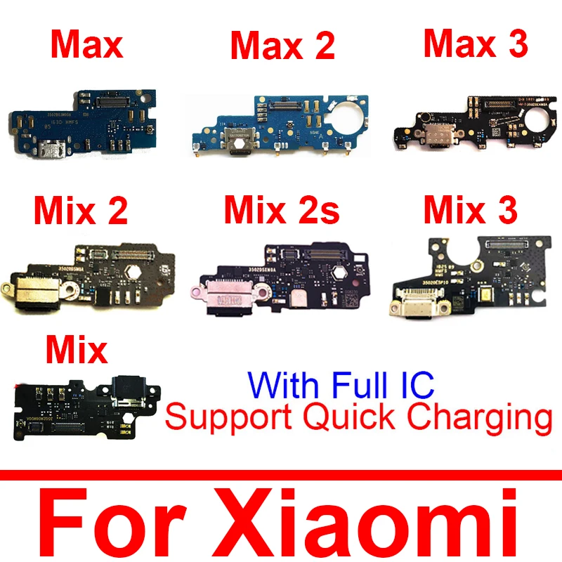 Usb Charger Board Flex Cable For Xiaomi Mi Max Mix 2 2S 3 USB Charging ...