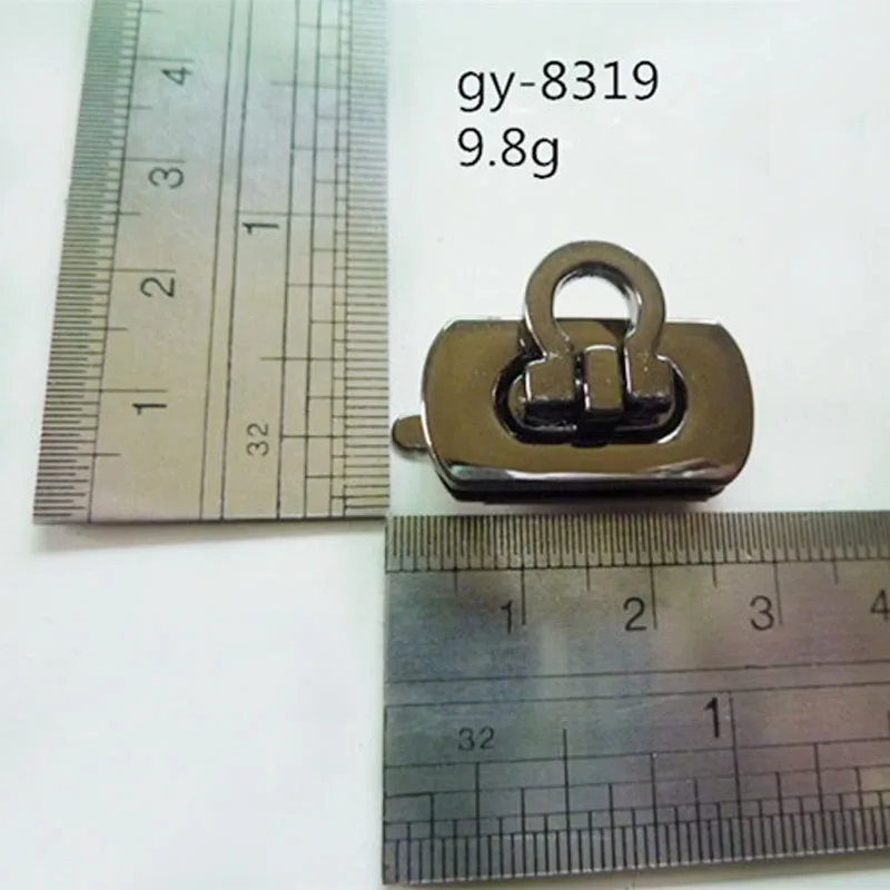 10pcs-gun-metal-fashion-wallets-purse-lock-closured-DIY-unisex-bag-s ...