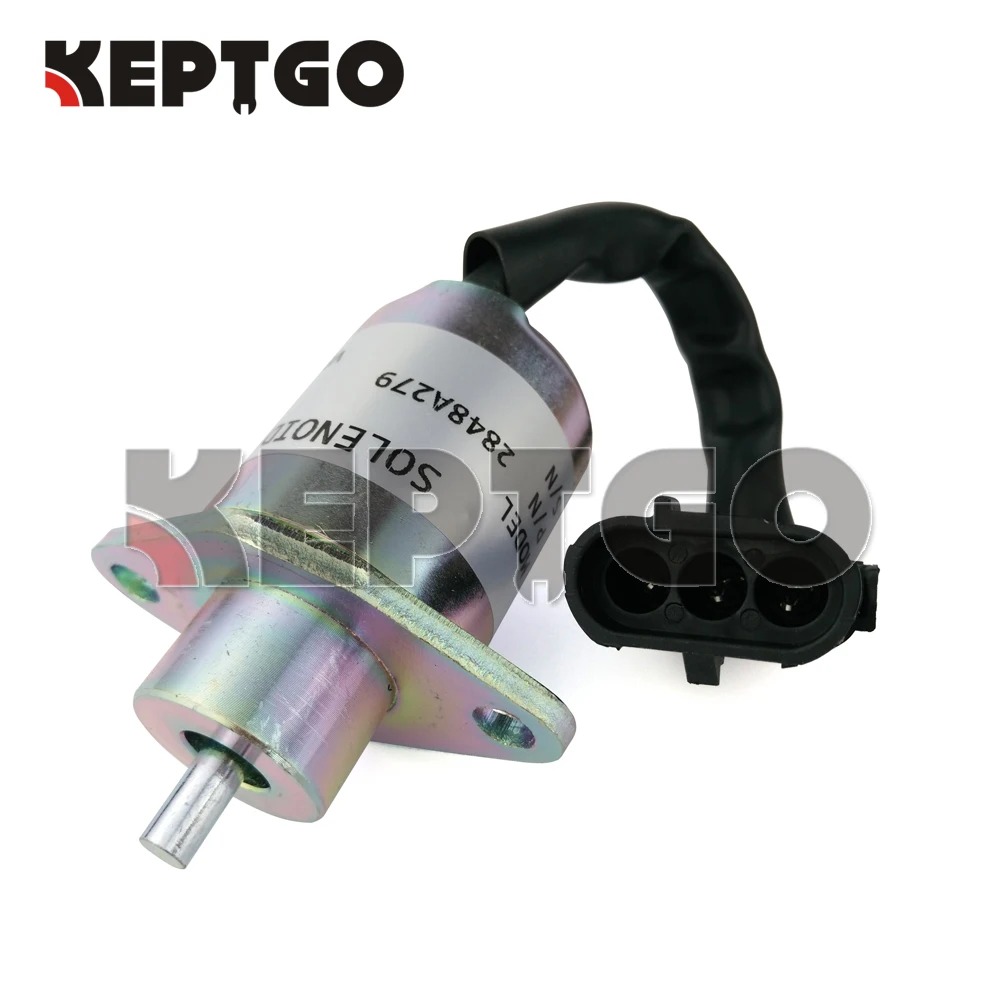 2848A279 Fuel Shutdown Stop Solenoid For Perkins 700 Series UB704 ...