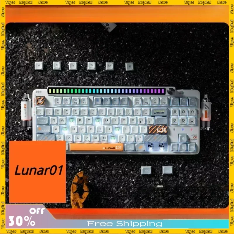 Lunar01-Keyboard-Kit-Customized-Spaceship-Mechanical-Keyboard-Wireless ...