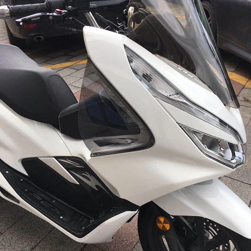 Modified-Motorcycle-Pc-Front-Pcx-Left-Right-Side-Leg-Guard-Legshield ...
